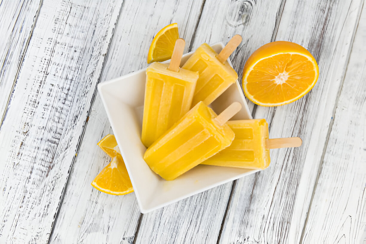 Creamy Mango Pops | Whole Living - Whole Living